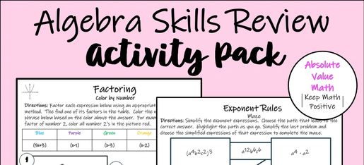 Absolutevaluemath Algebra 2 Resources High School Math Resources